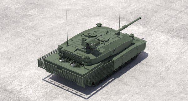leopard 2 mbt revolution 3d model