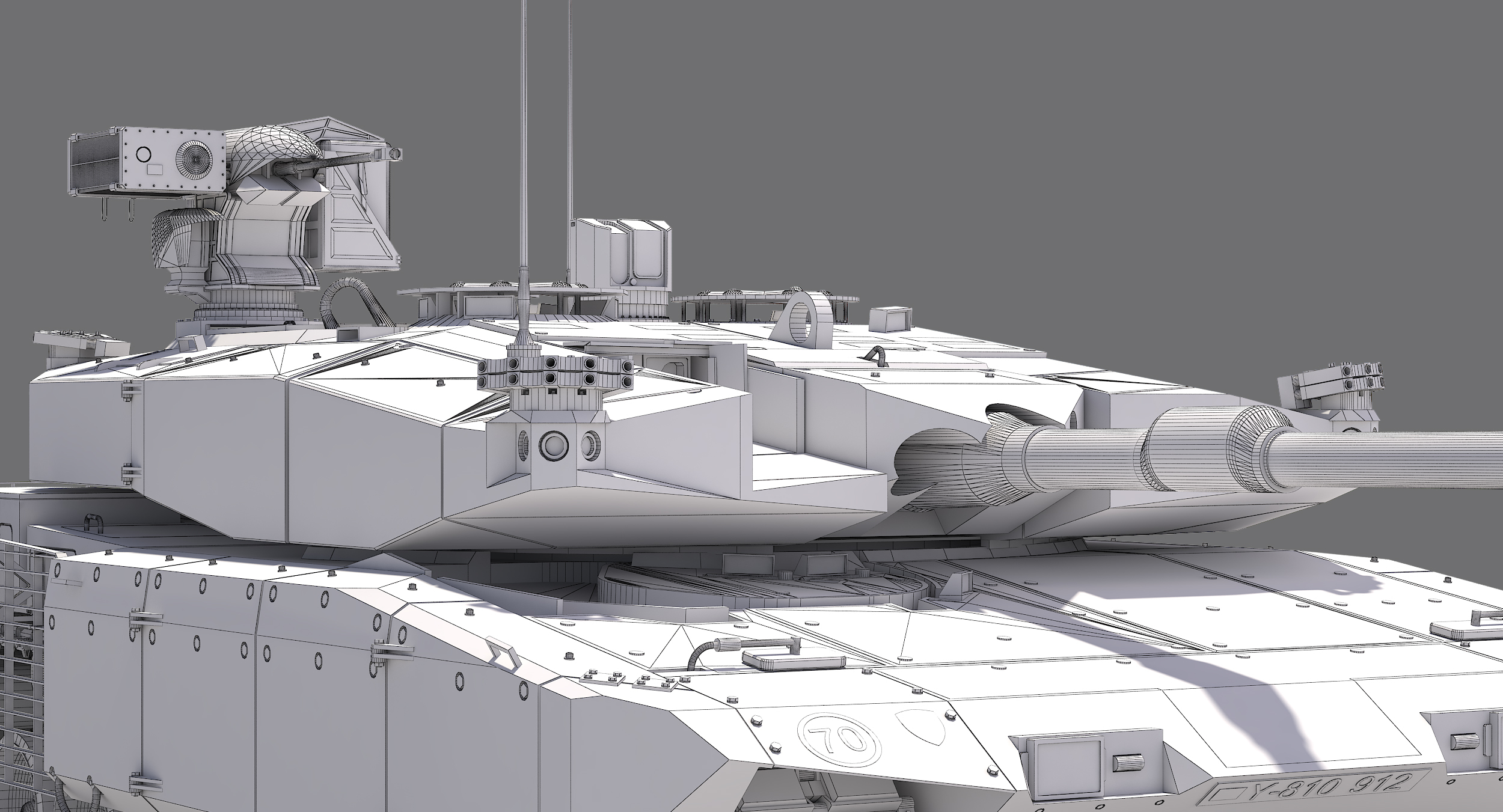 leopard 2 mbt revolution 3d model