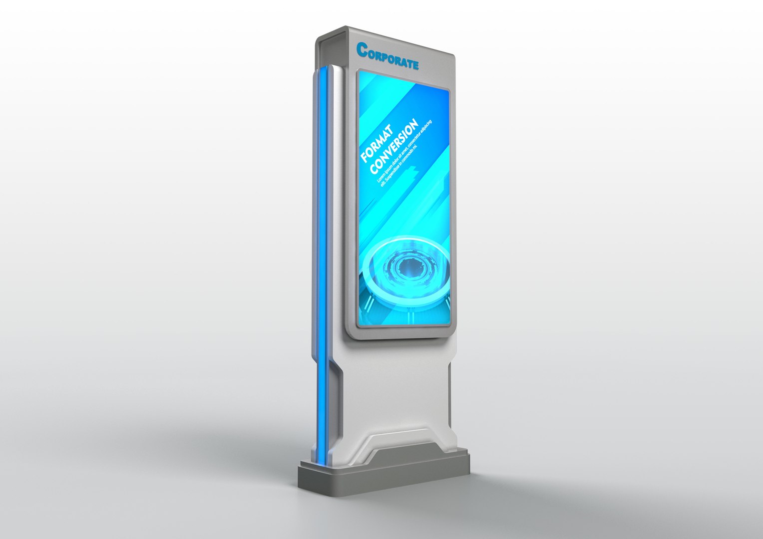 SIGNAGE STAND 02 Model - TurboSquid 1723297