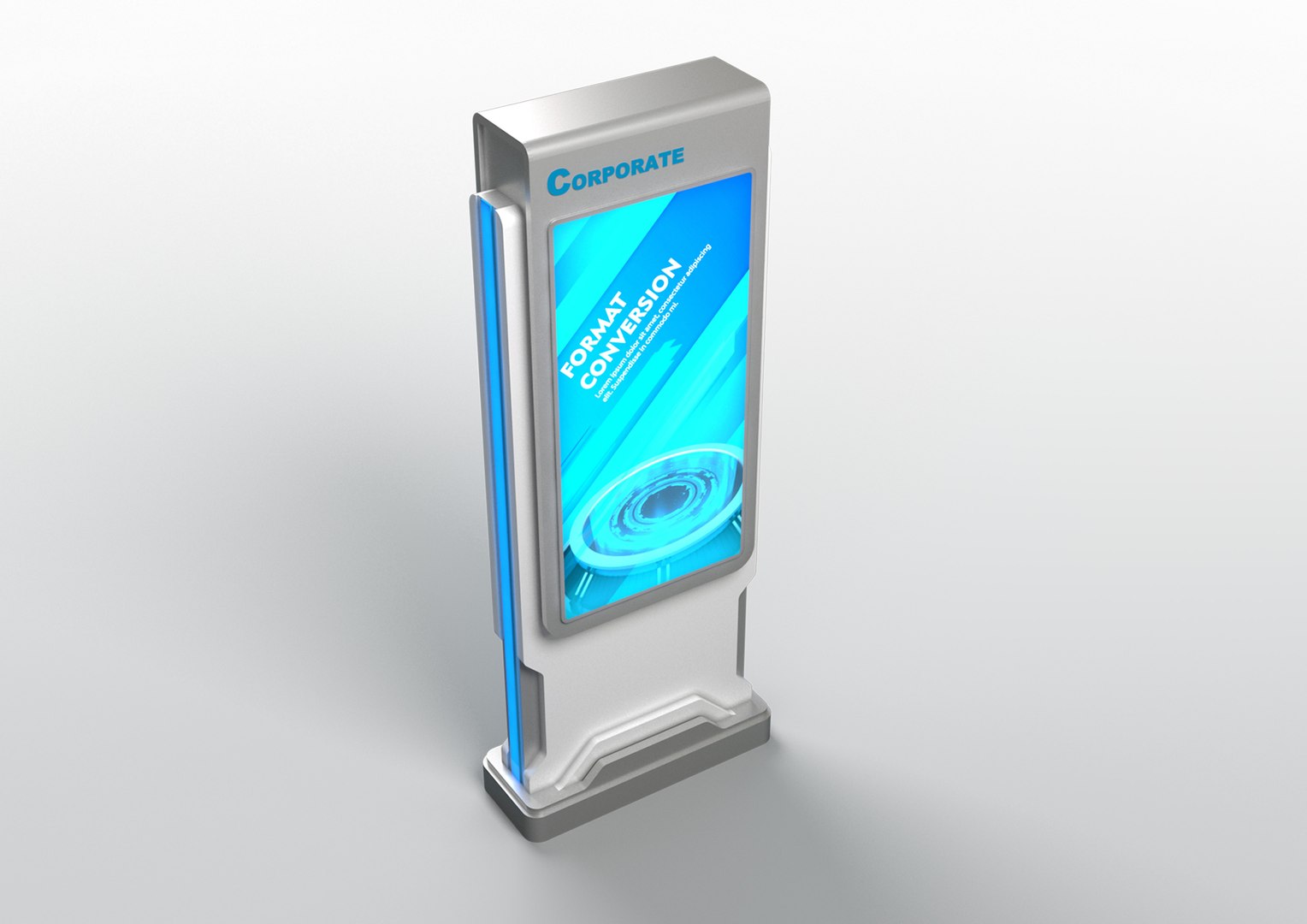 SIGNAGE STAND 02 Model - TurboSquid 1723297