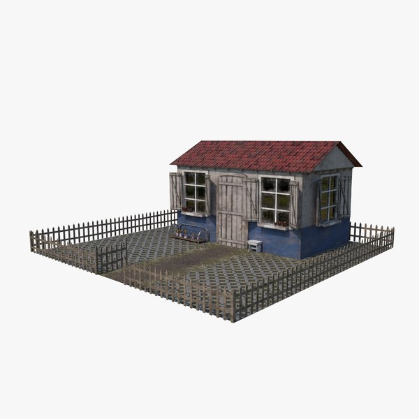 Old house model - TurboSquid 1834835