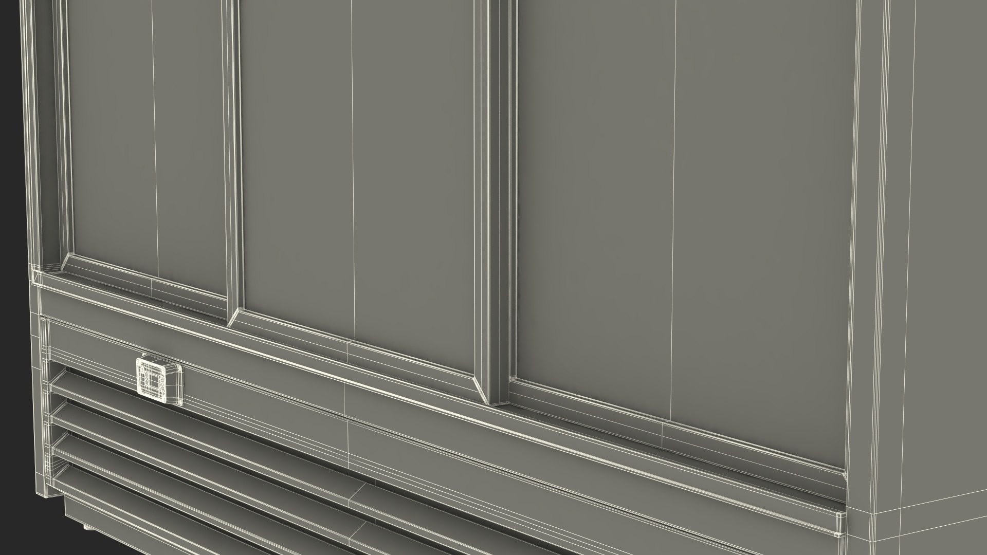 3 Glass Door Commercial Cooler Fanta 3D Model - TurboSquid 2141573