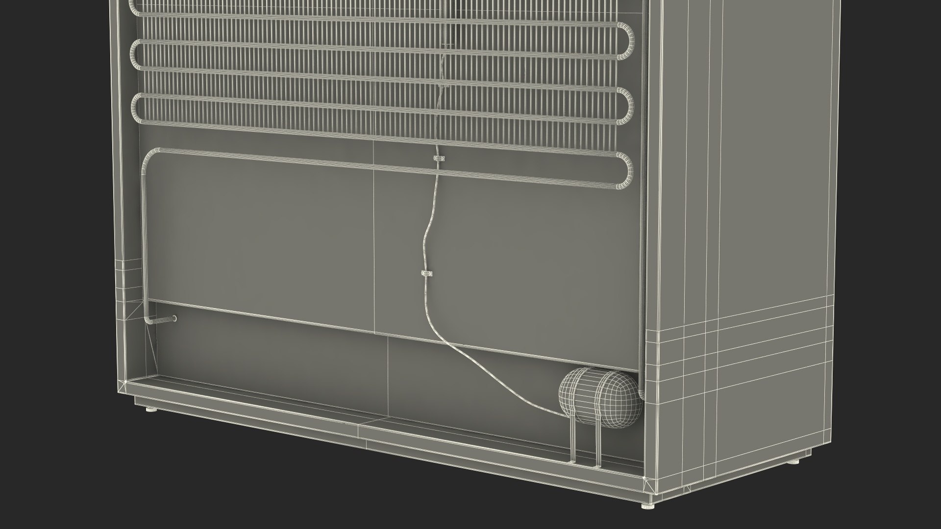 3 Glass Door Commercial Cooler Fanta 3D Model - TurboSquid 2141573