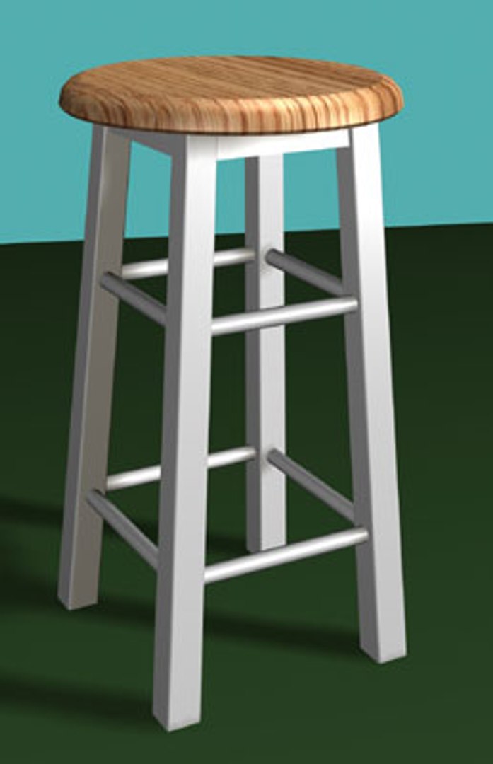 3d Model Shop Stool