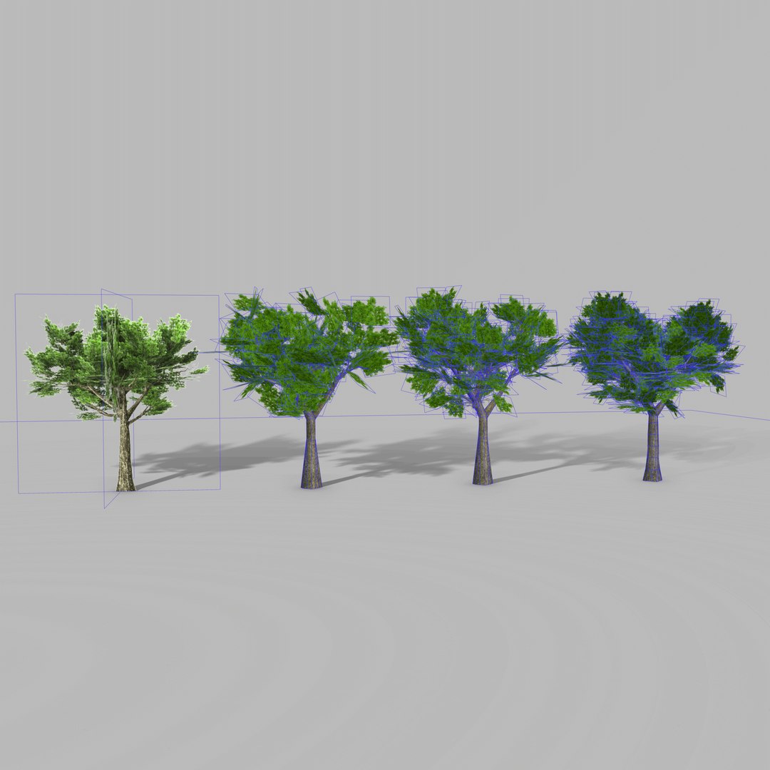 Landscape trees 3D model - TurboSquid 1248942