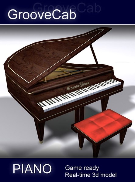 Grand Piano Blender Models for Download | TurboSquid