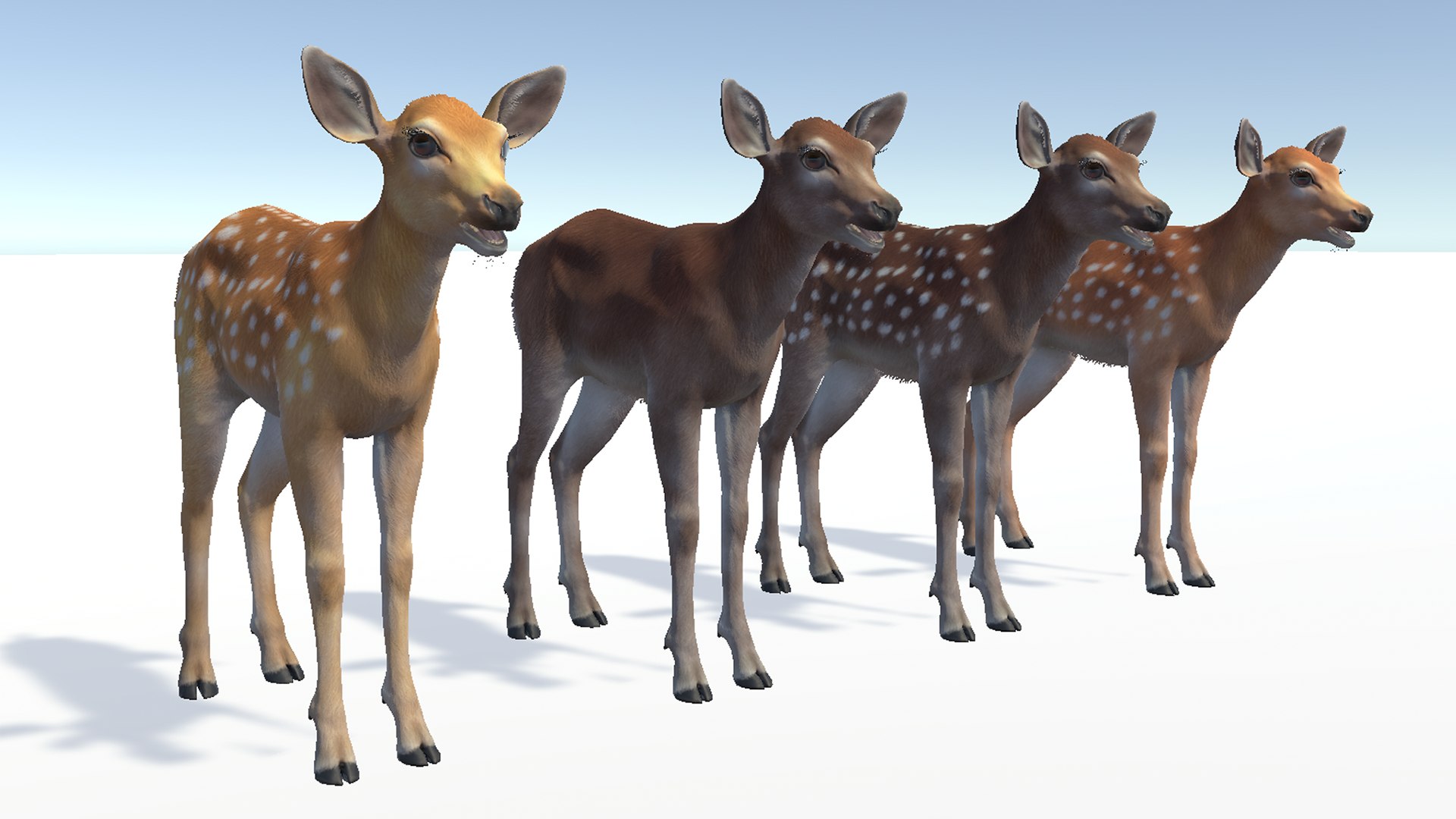 3D Deer - Calf model - TurboSquid 2145771