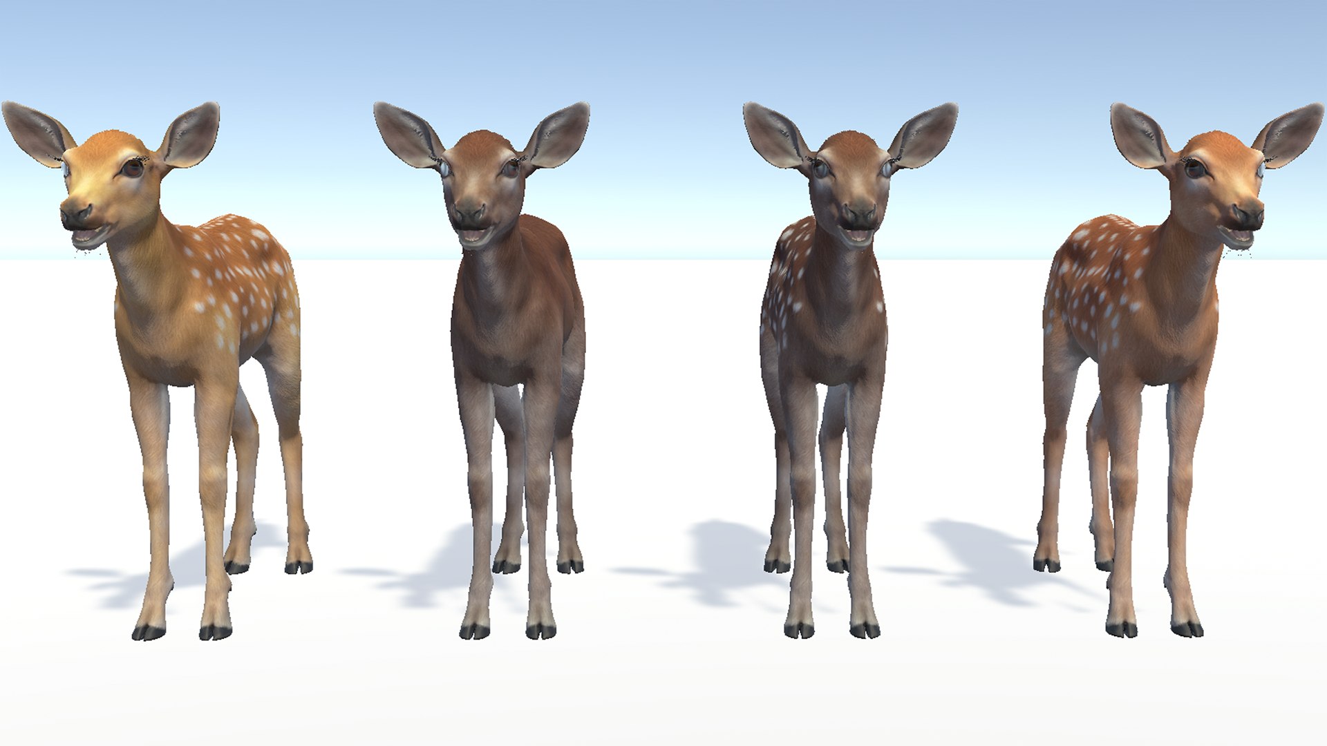 3D Deer - Calf model - TurboSquid 2145771
