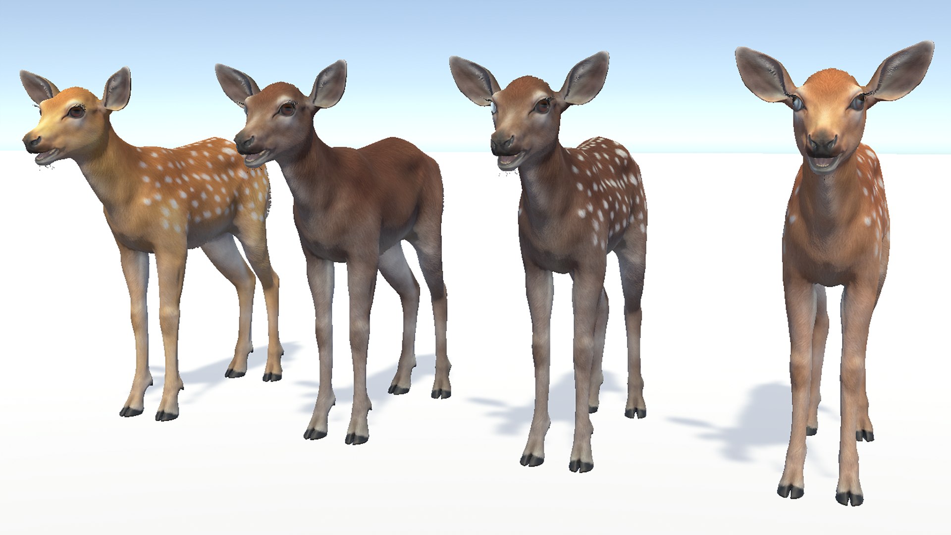 3D Deer - Calf model - TurboSquid 2145771