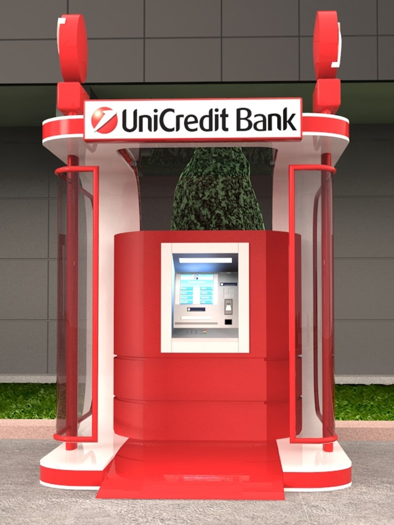 Stand-alone Atm Kiosk Exterior 3D - TurboSquid 1271440