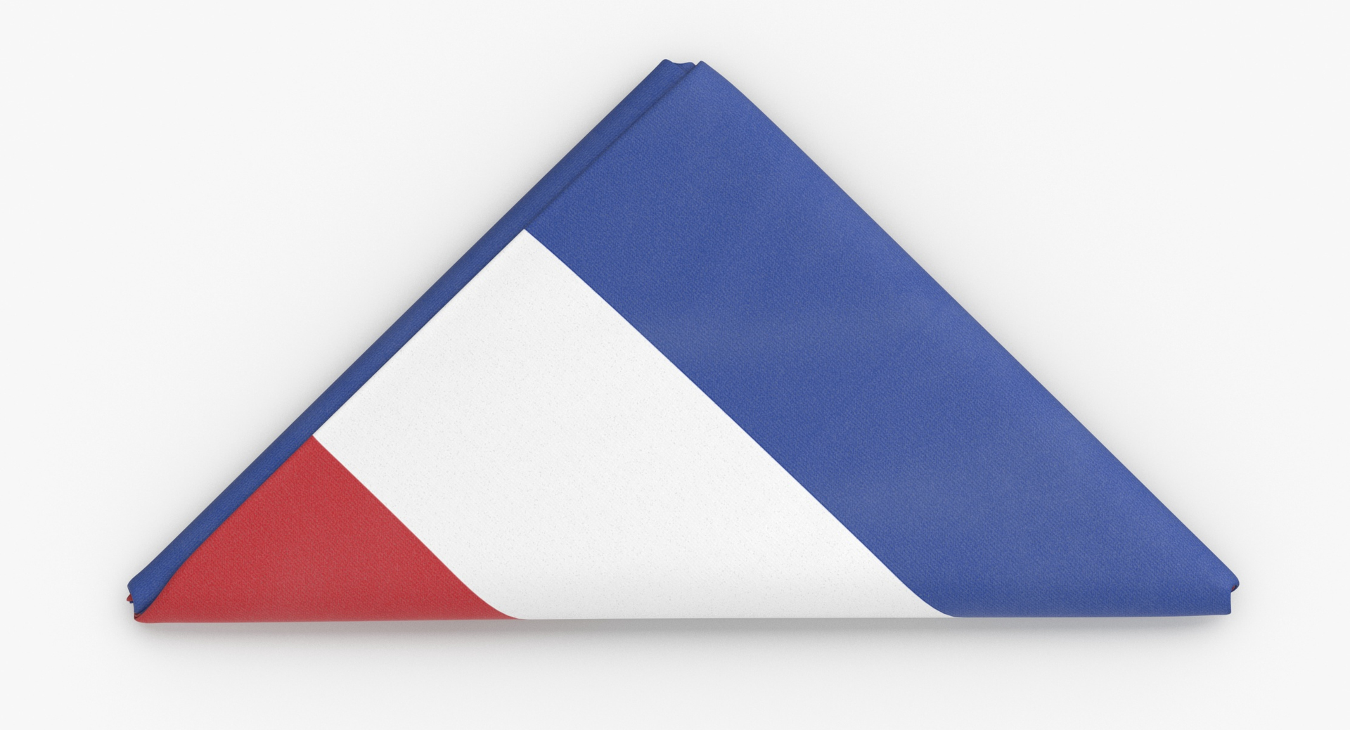 3D flag folded triangle netherlands model - TurboSquid 1571538