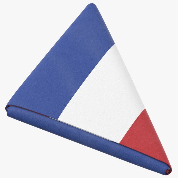 3D flag folded triangle netherlands model - TurboSquid 1571538