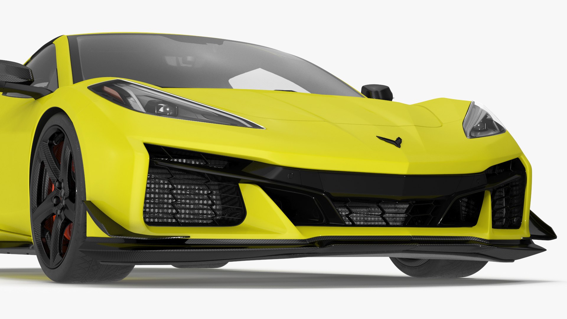 Yellow Chevrolet Corvette Z0 2023 Coupe 3D model - TurboSquid 2111030