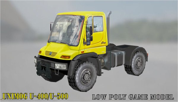 메르세데스 유니목 U400 / U500 3D 모델 - TurboSquid 1239954