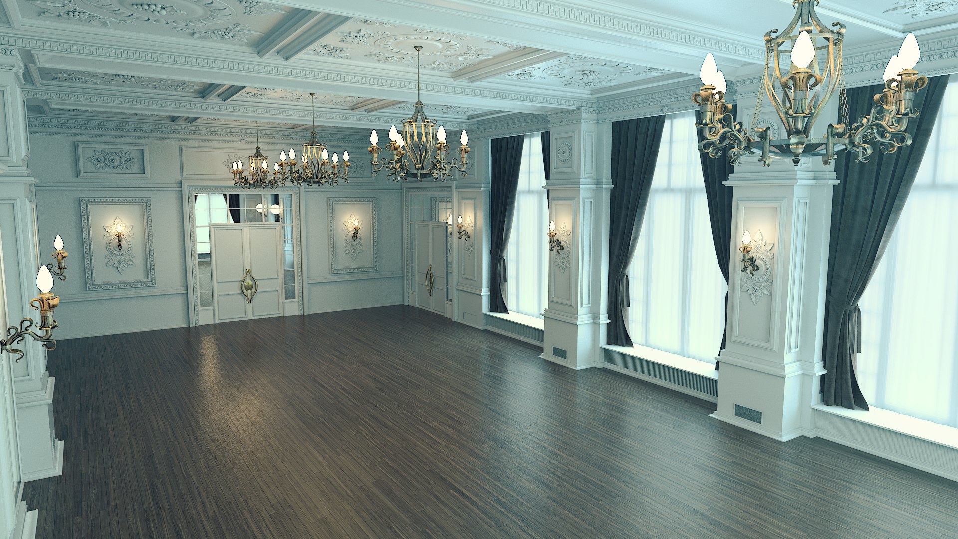 Classic Interior 3D Model | 1143584 | TurboSquid