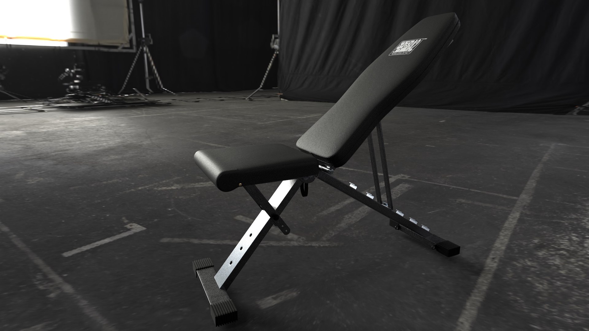 3D PBR Incline - Decline Bench Press Folding Chair - TurboSquid 1956753
