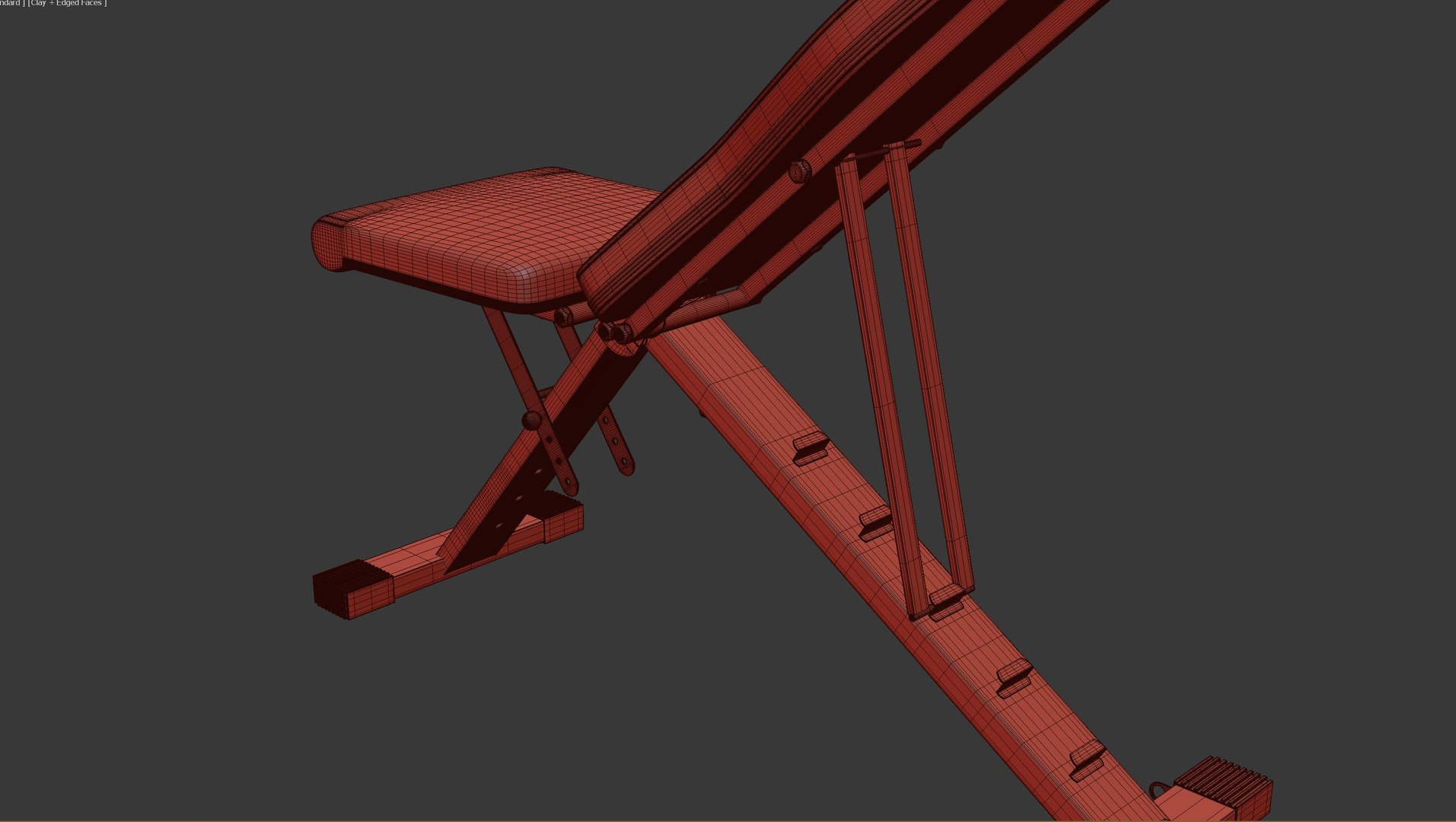 3D PBR Incline - Decline Bench Press Folding Chair - TurboSquid 1956753