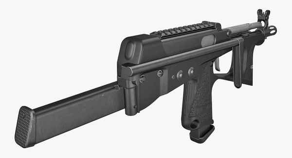 Machine pistol pp-2000 smg 3D model - TurboSquid 1165834