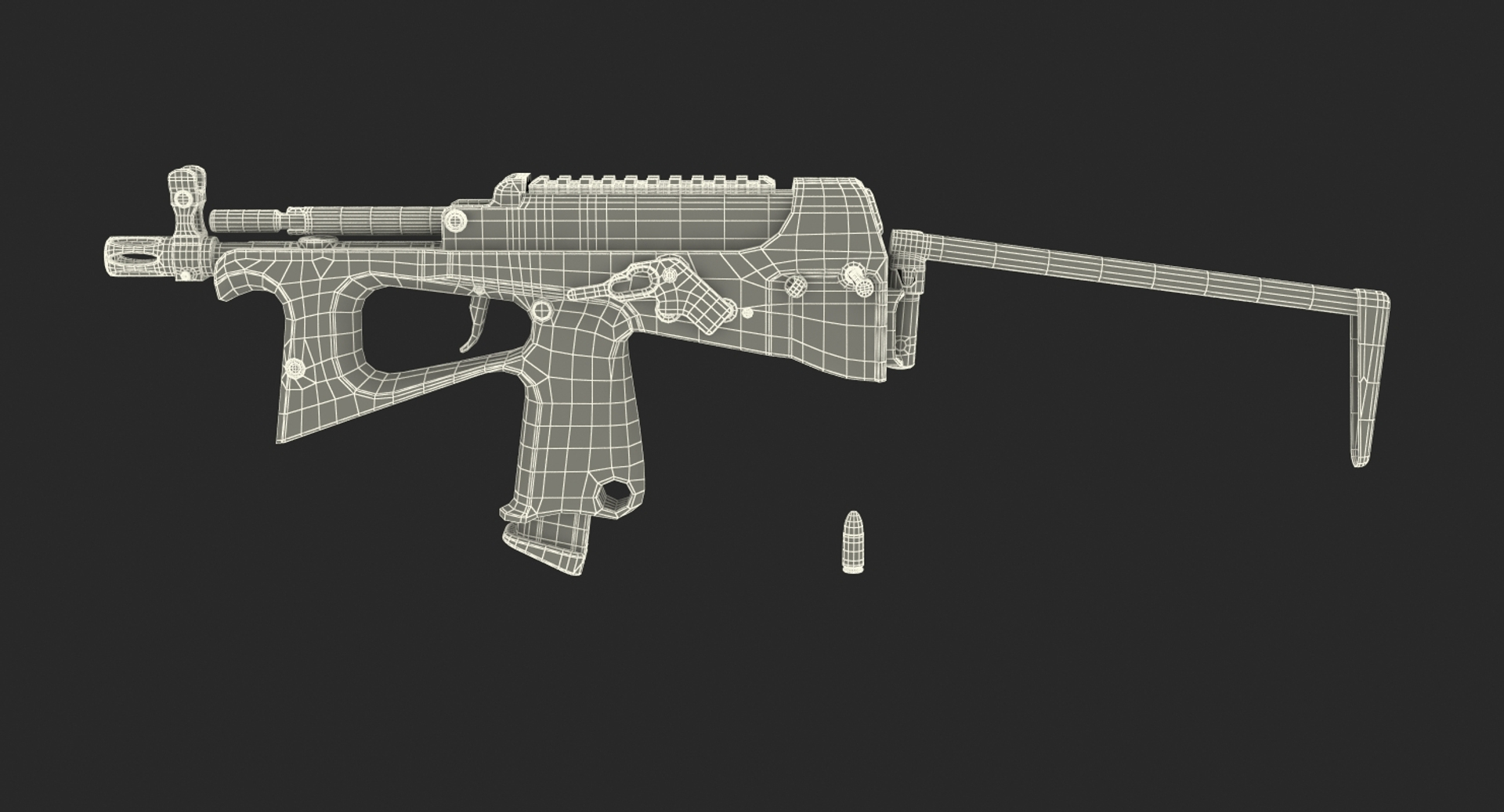 Machine Pistol Pp-2000 Smg 3D Model - TurboSquid 1165834