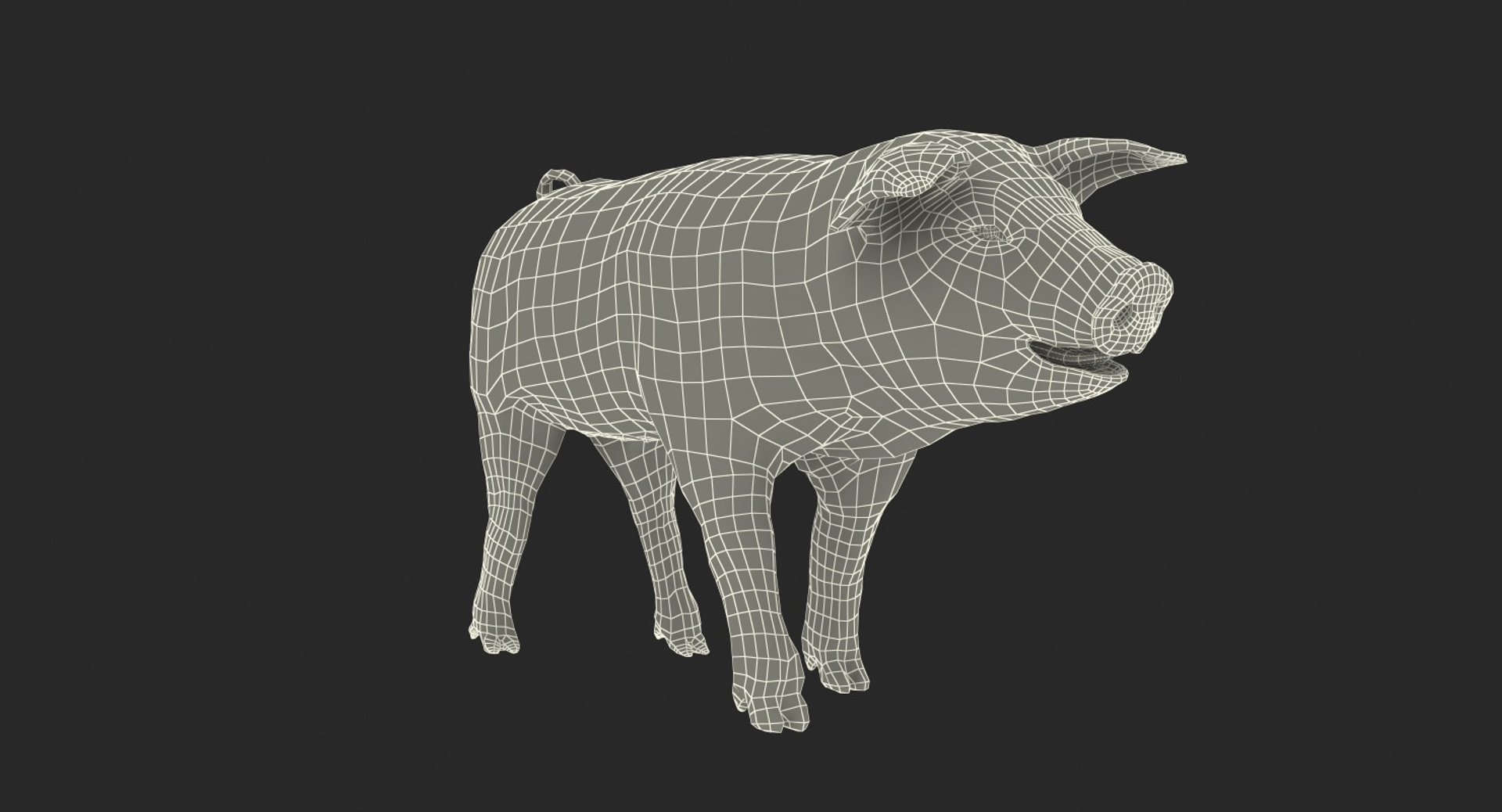 3D Model Pig Piglet Pietrain Walking - TurboSquid 1355773