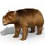 extinct diprotodon 3d model