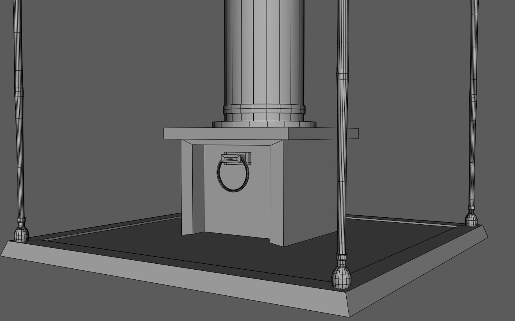 Pillar Medieval 3D Model - TurboSquid 1152707