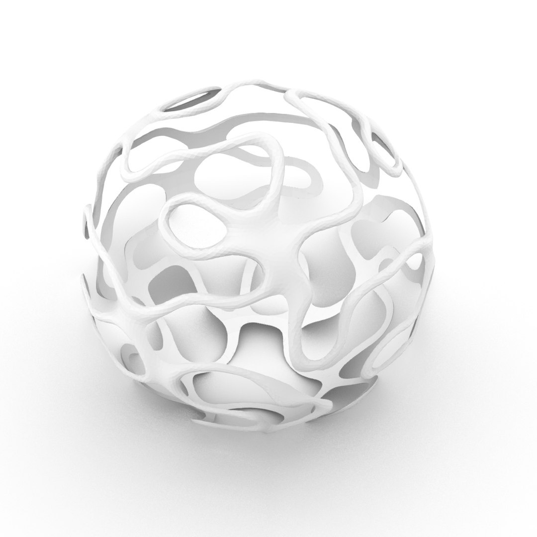 Organic Gyroid Shell 3D Model - TurboSquid 1849277