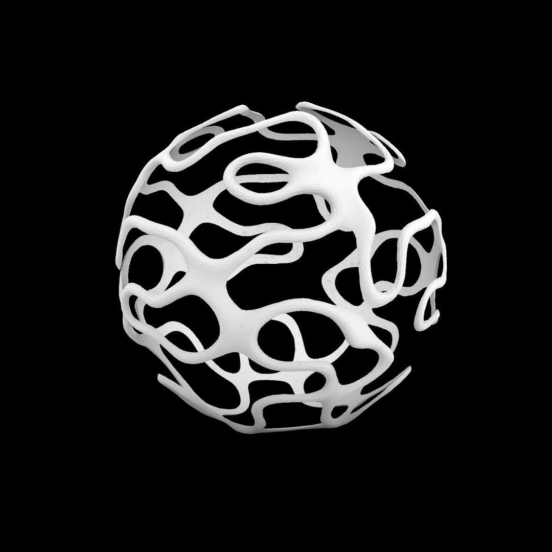 Organic Gyroid Shell 3D Model - TurboSquid 1849277