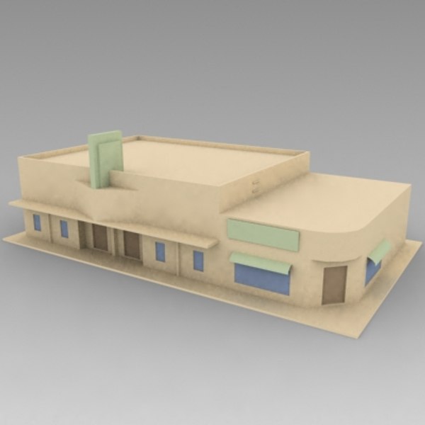 3d shop model