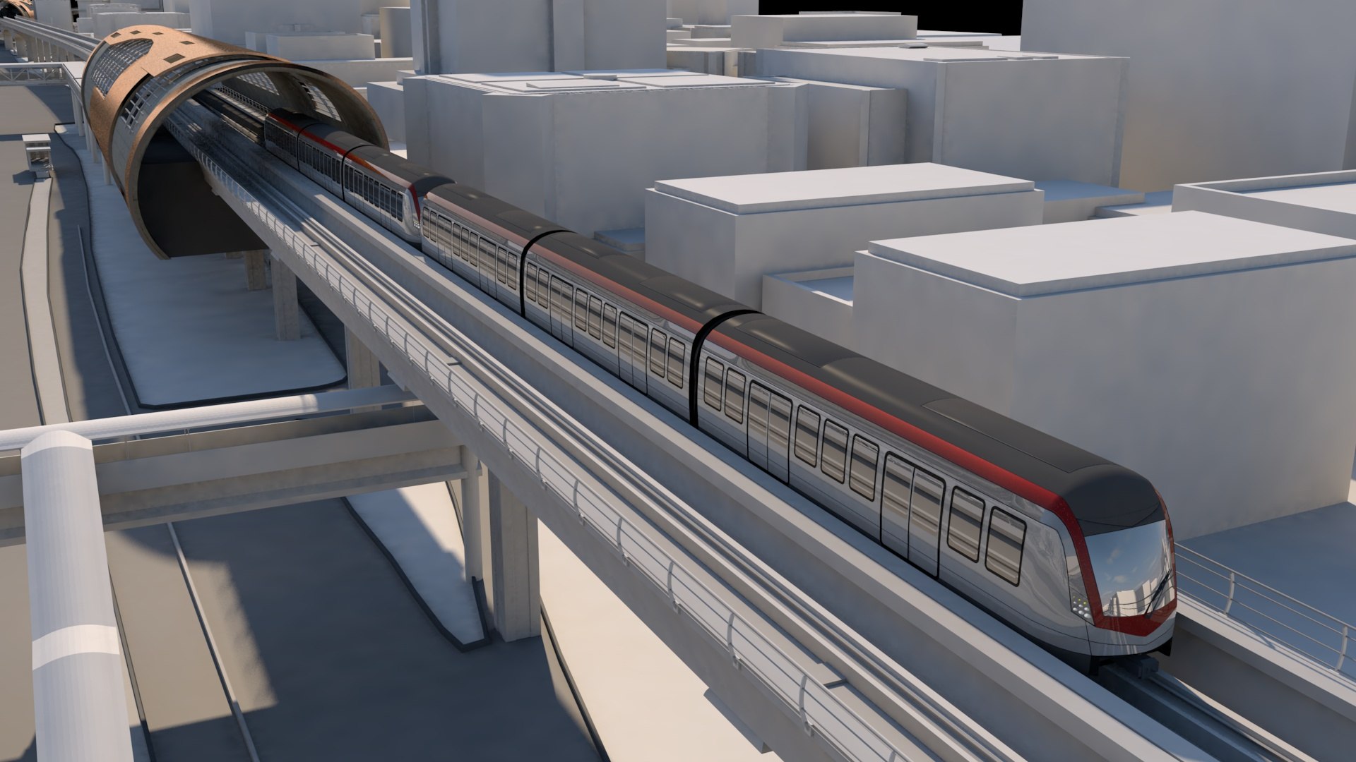 3D LRT KRL DAN TRANS JAKARTA - TurboSquid 2227581