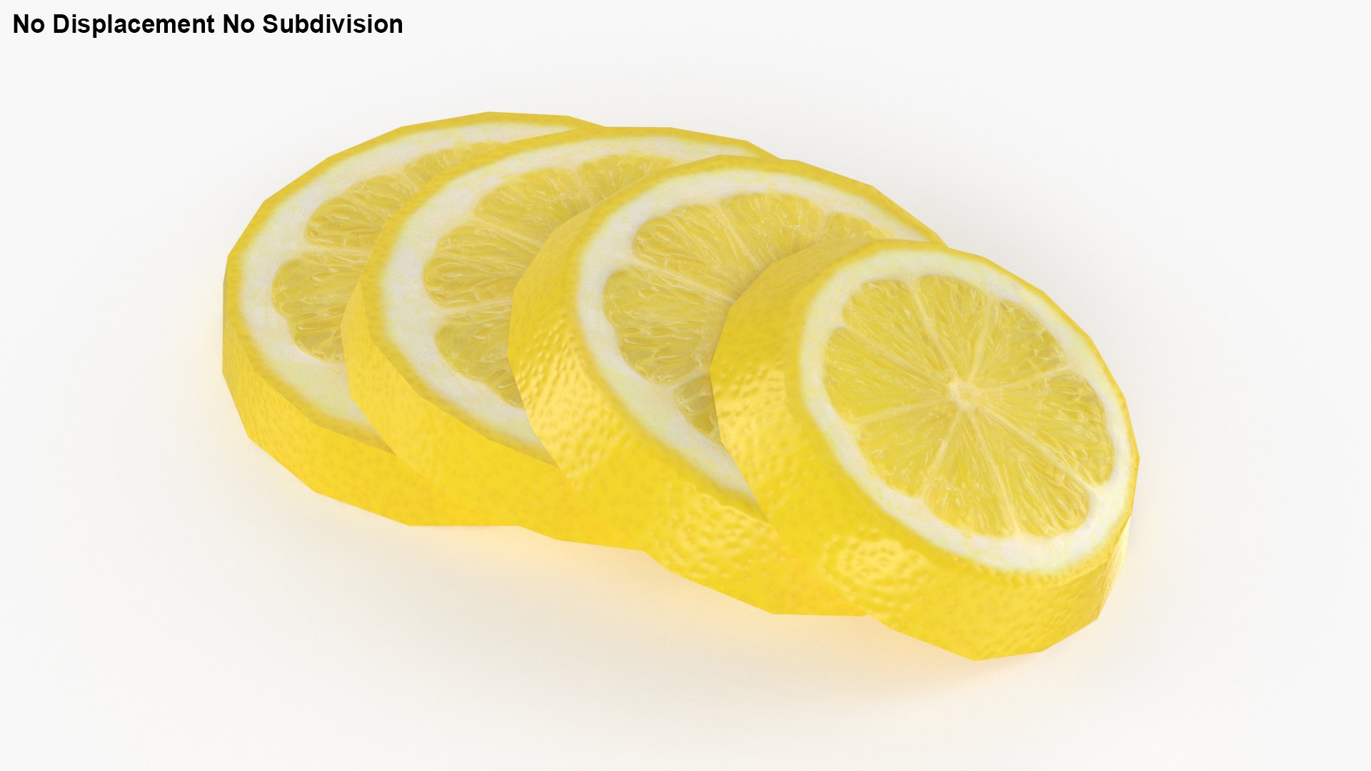 3D realistic lemon slices model - TurboSquid 1480109