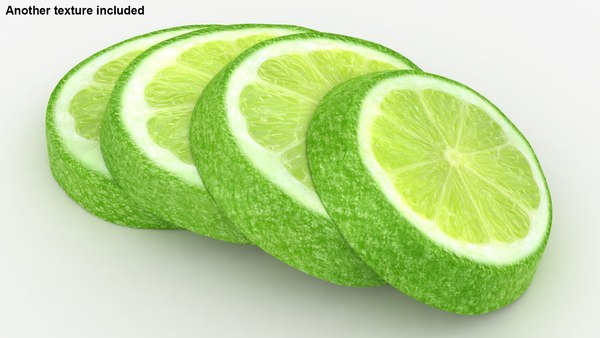 3D realistic lemon slices model - TurboSquid 1480109