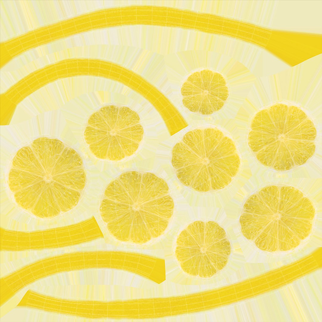 3D realistic lemon slices model - TurboSquid 1480109