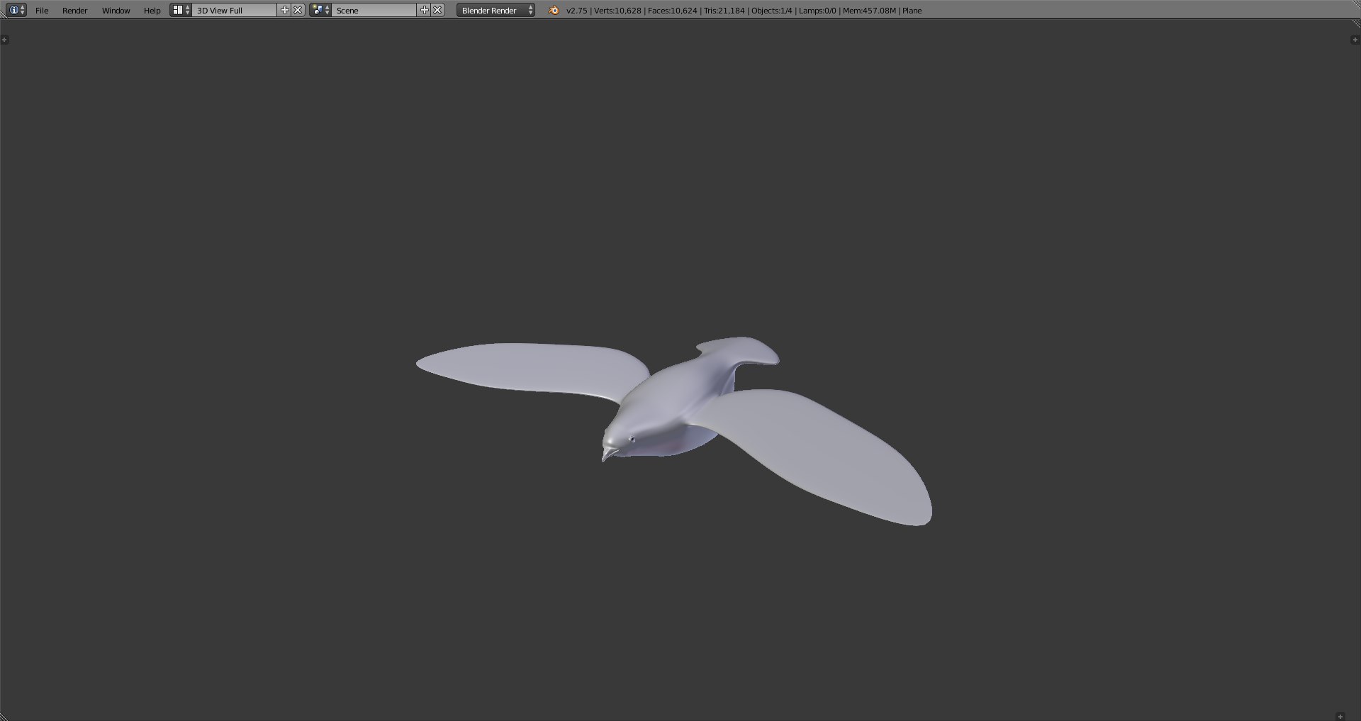 3d Model Rigged Pigeon