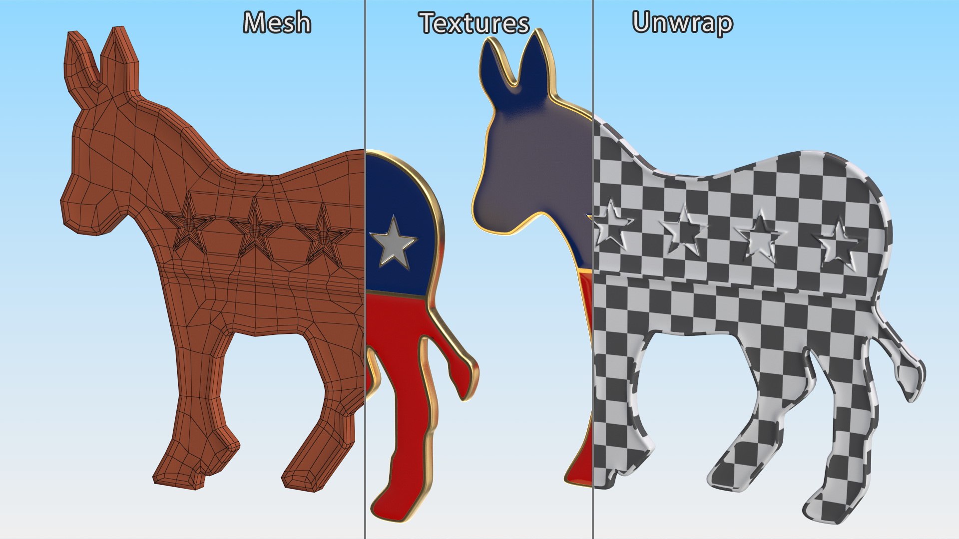 Political Party Logos Collection 3D Model - TurboSquid 2356859