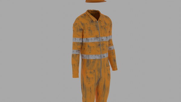 Miner Uniform 3D model - TurboSquid 1973157