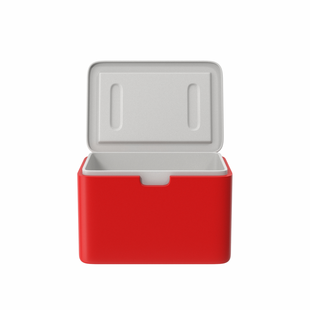 Red Plastic Ice Cooler Model - TurboSquid 1967460