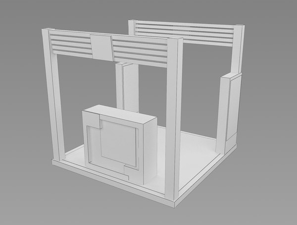 3D stand exhibition booth - TurboSquid 1669719