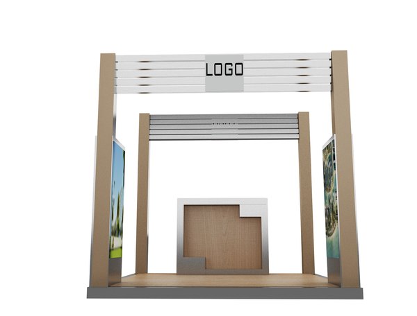 3D stand exhibition booth - TurboSquid 1669719