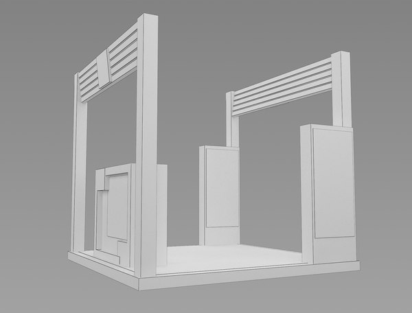 3D stand exhibition booth - TurboSquid 1669719
