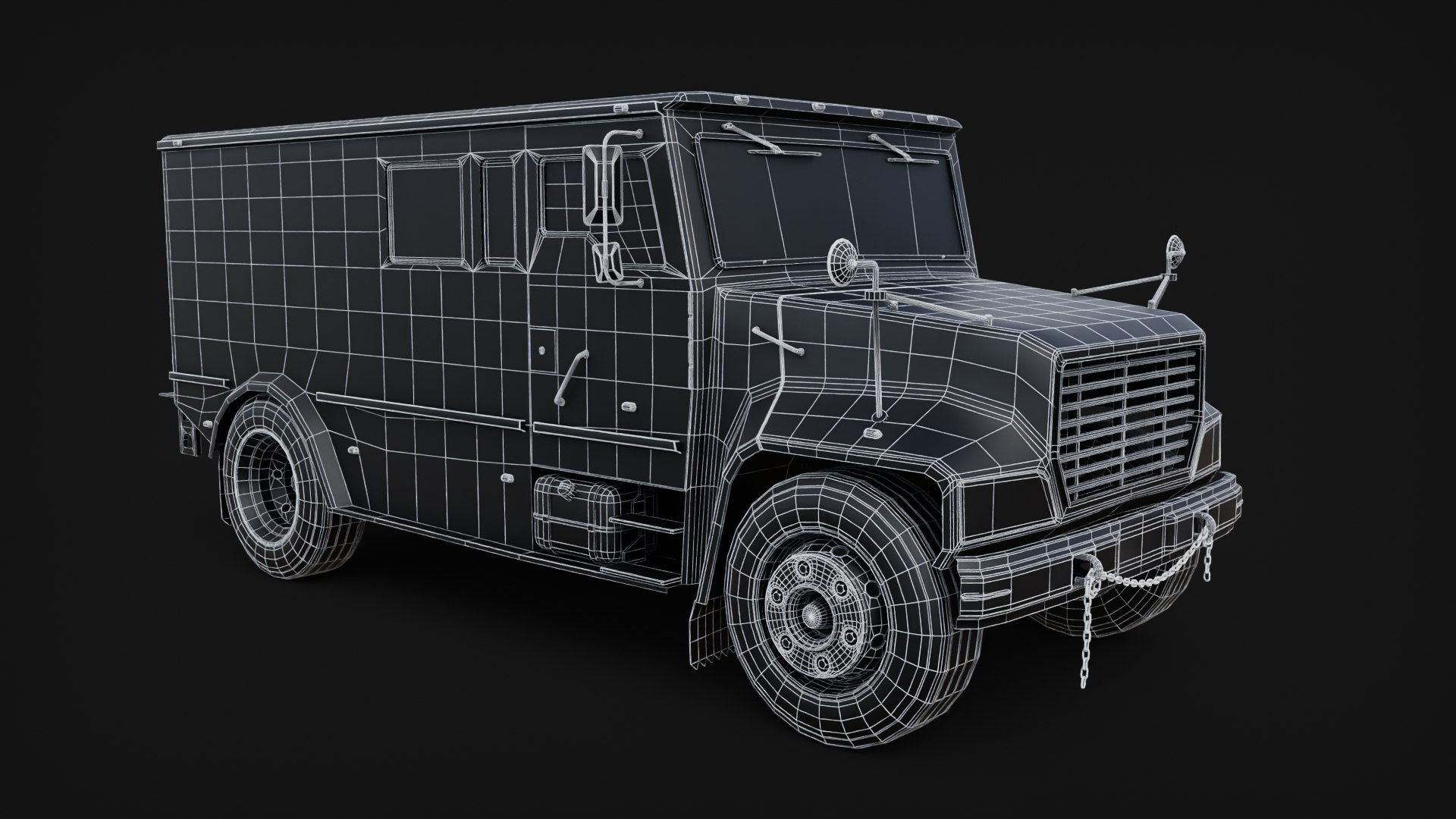 Swat Armoured Van Model - TurboSquid 2261439