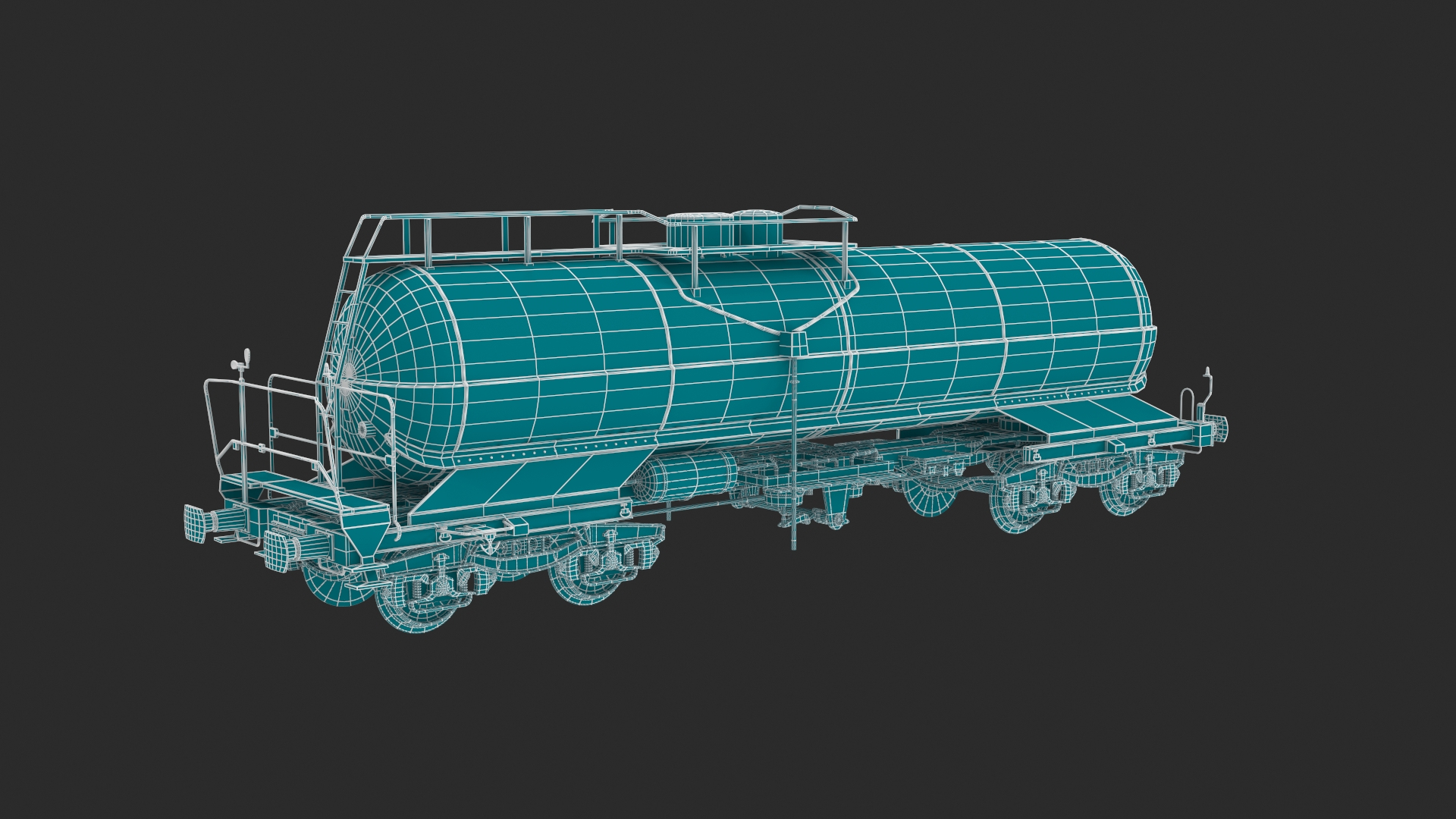 Railroad Tank Car 3D Model - TurboSquid 1990815