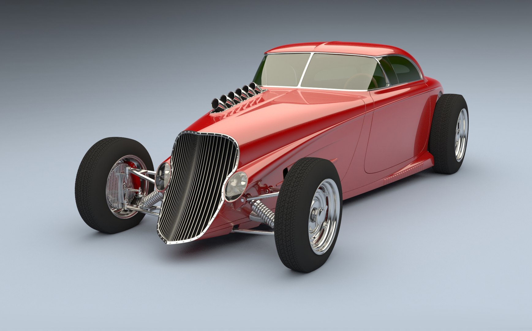 3D 1933 Hot Rod Model - TurboSquid 1672705