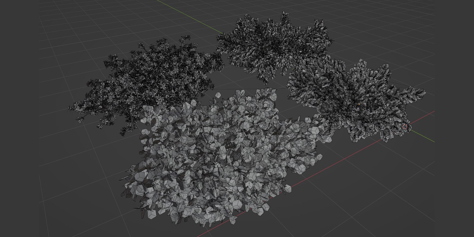 3D Outdoor Bushes Collection Vol 9-Blender - TurboSquid 2123763