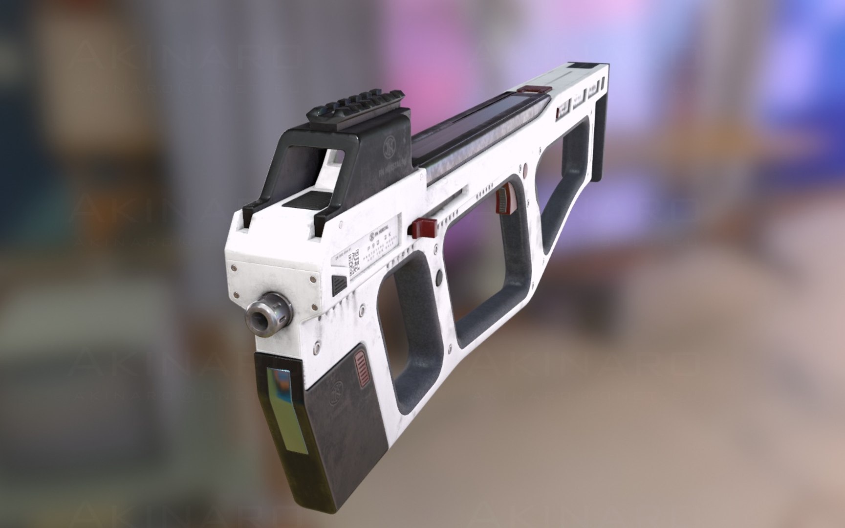 Modern Fn P90 3D Model - TurboSquid 1530109