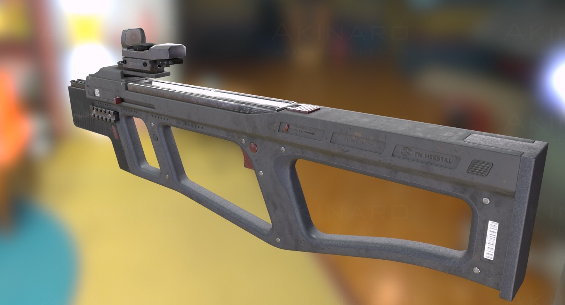 Modern Fn P90 3D Model - TurboSquid 1530109
