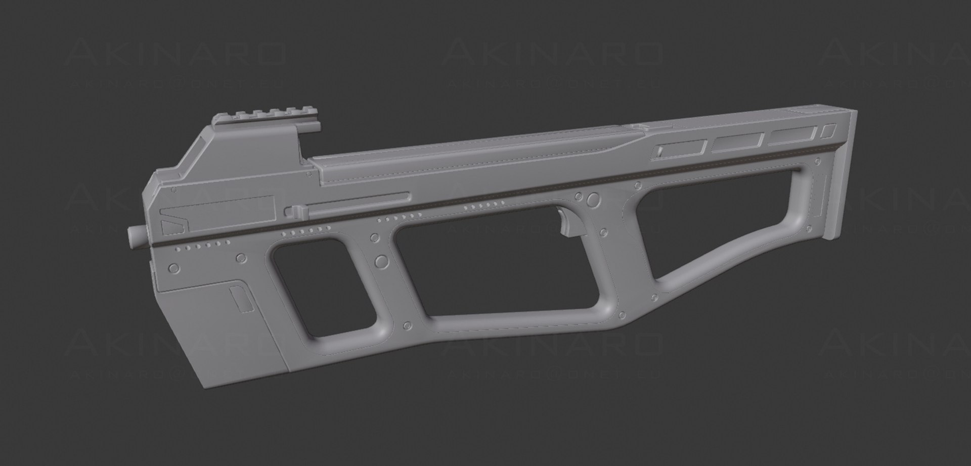 Modern Fn P90 3D Model - TurboSquid 1530109