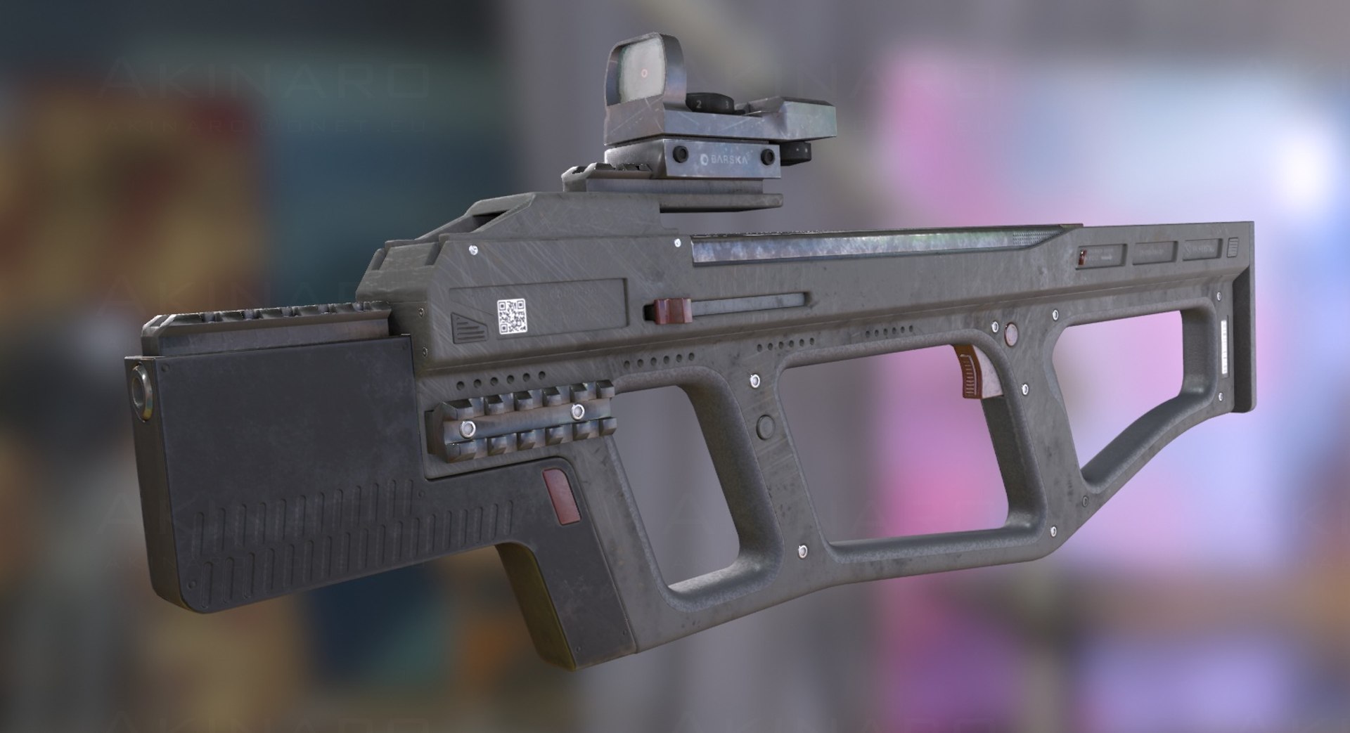 Modern Fn P90 3D Model - TurboSquid 1530109