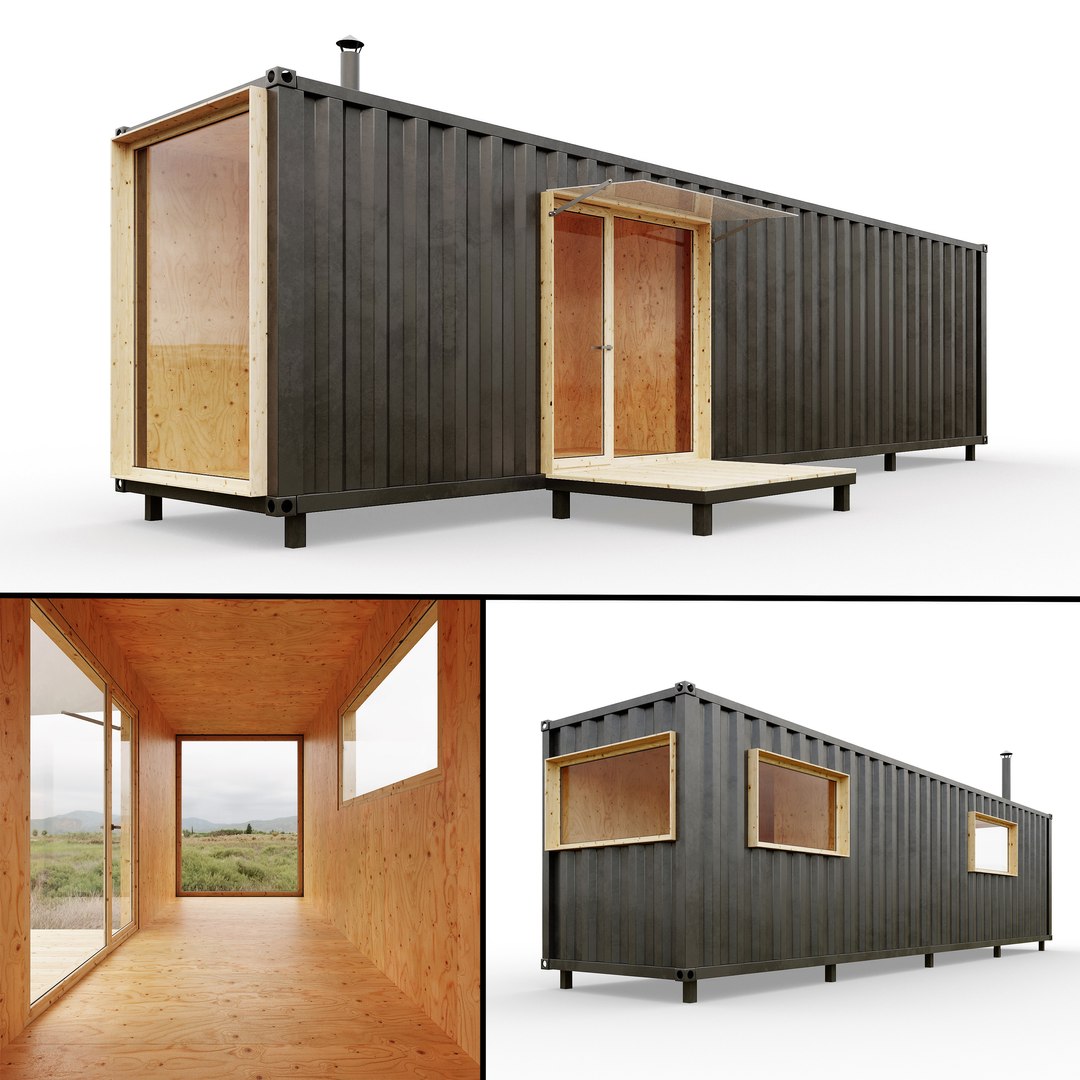 Container House Model - TurboSquid 1820473