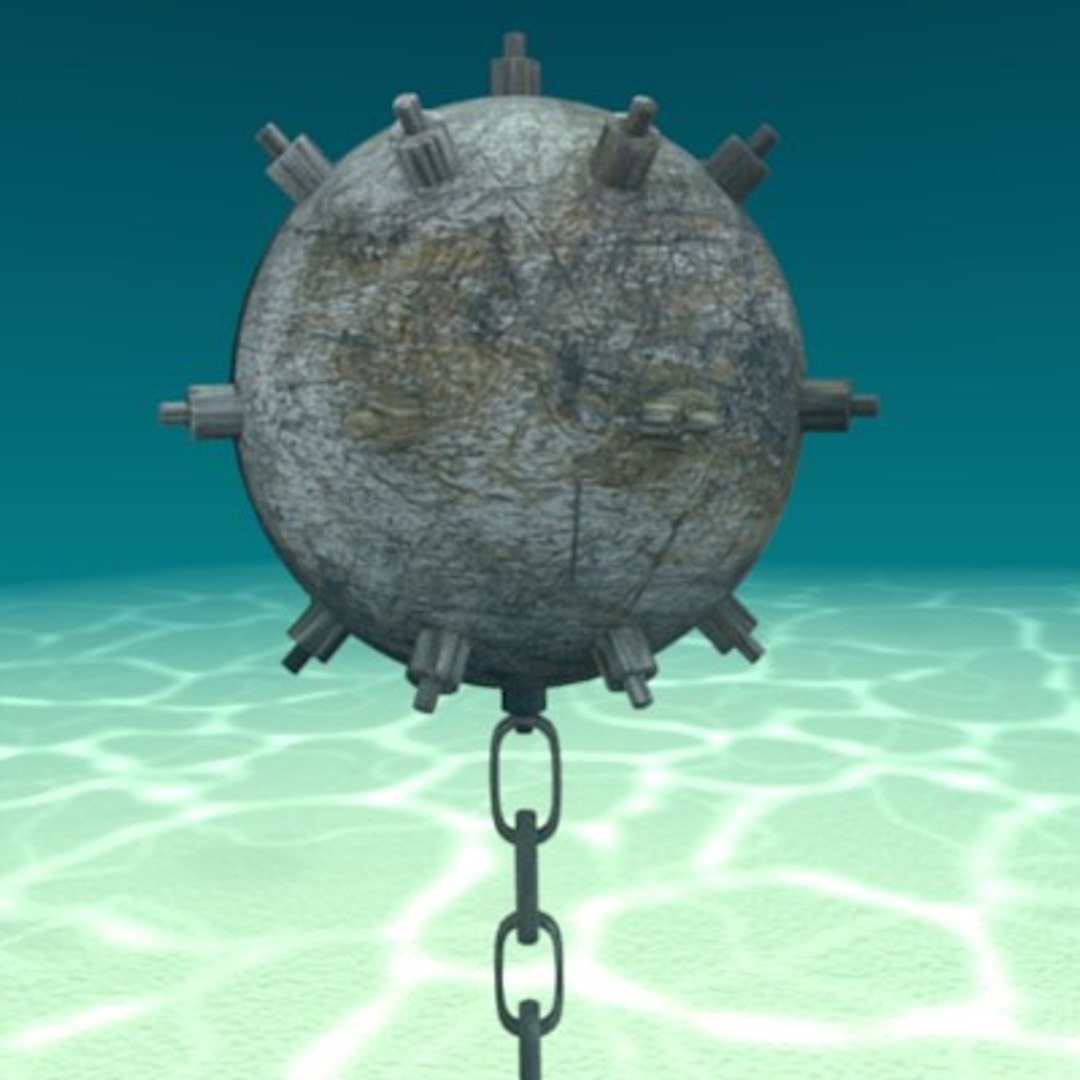 Watermine Bomb 3d Model
